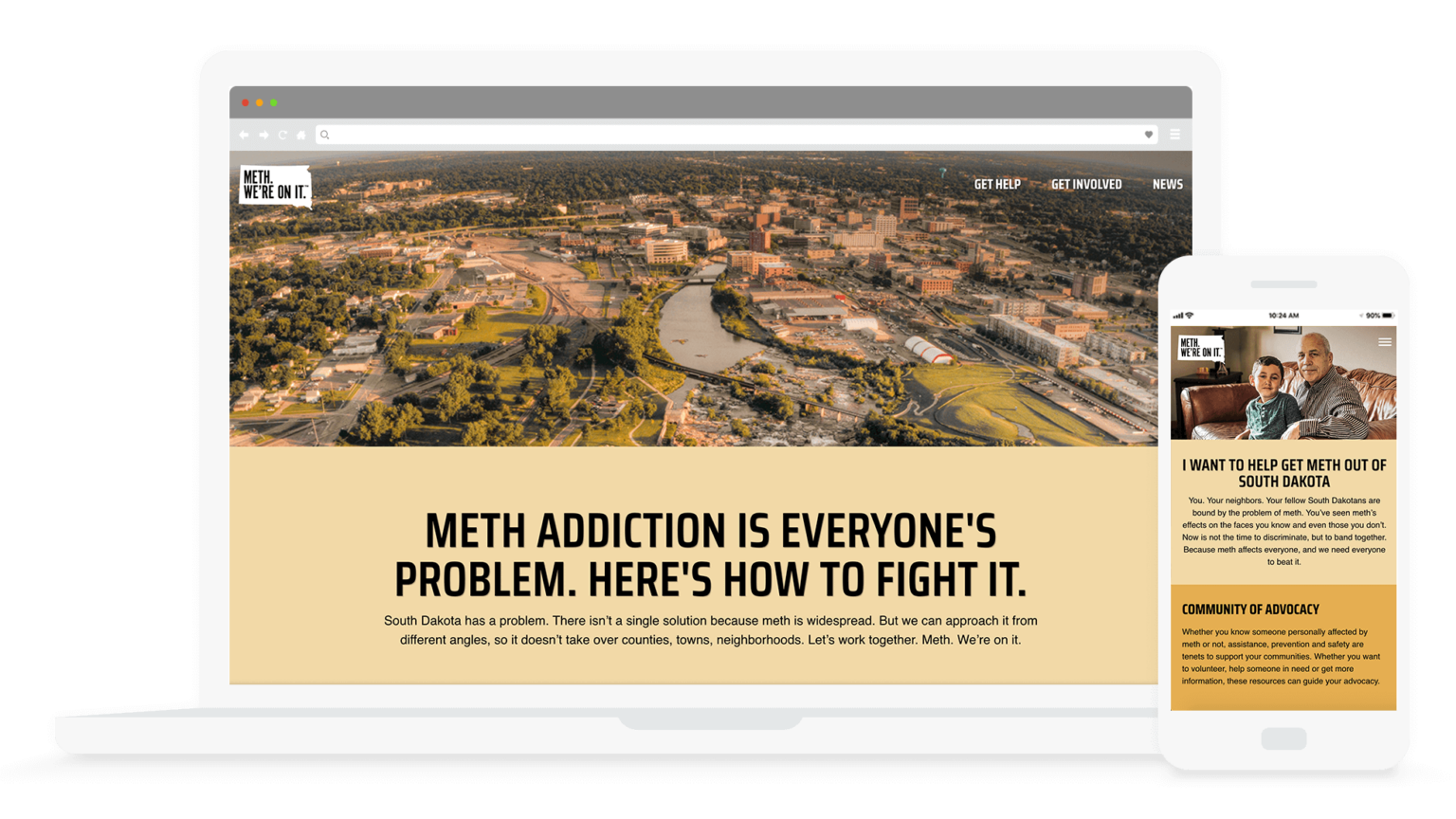 Meth. We’re On it. Drug Awareness Campaign